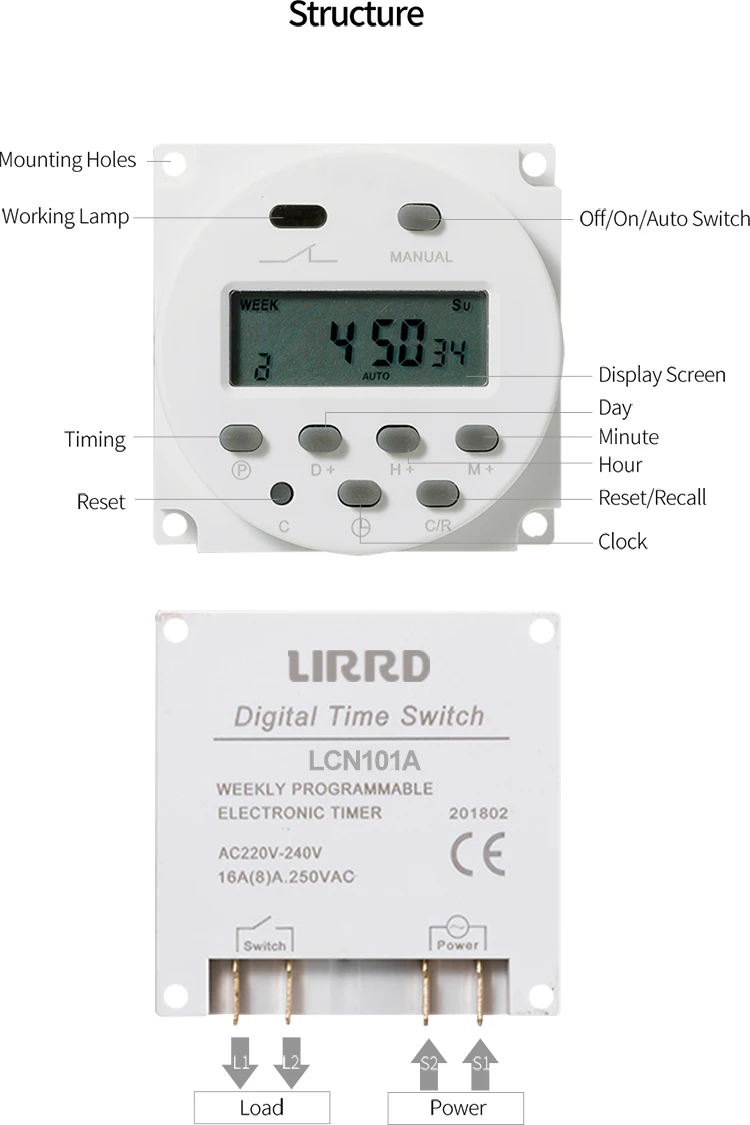 Smart Air Conditioner Timer - Automatic off and on Switch