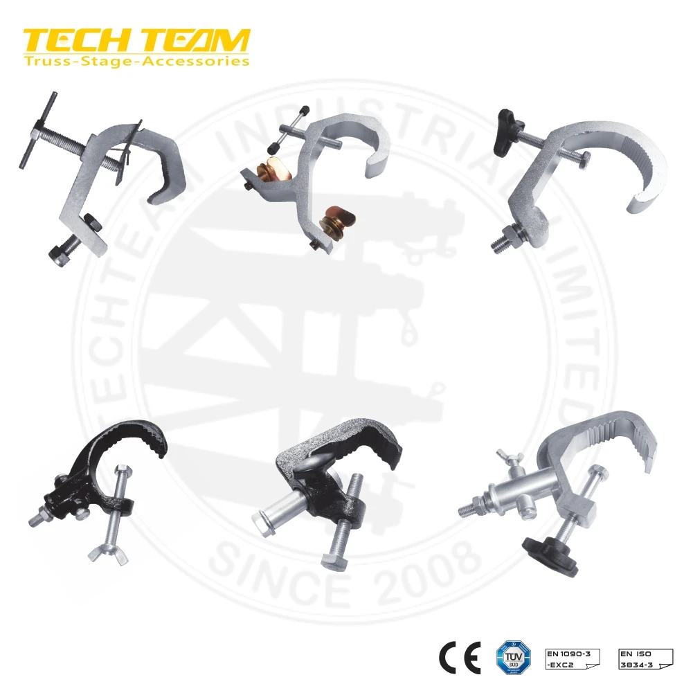 D50 Aluminum Tube Clamp With Conical Connector Truss Clamps - Buy Tube ...