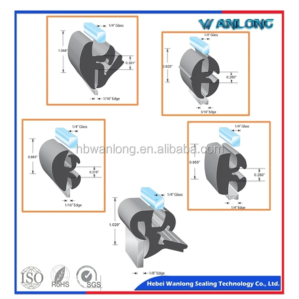 Durable Window Rubber Seal Locking Gasket for Various Uses