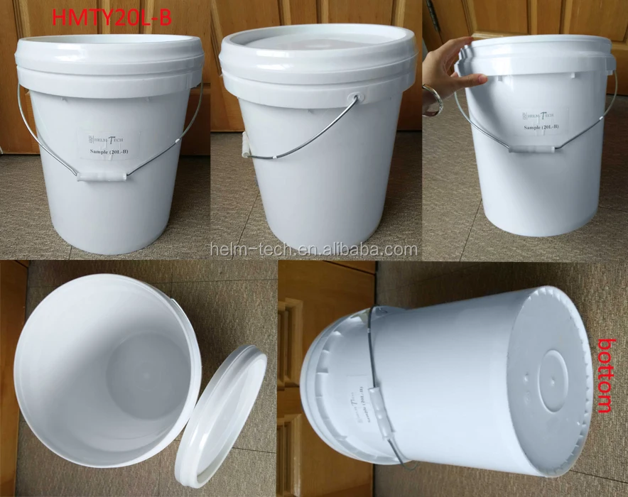 20l Round Plastic Packing Bucket With Metal Handle - Buy Packing Bucket ...