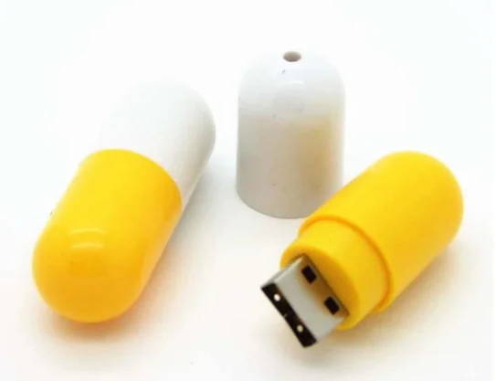 USB Pill - 32GB Memory Stick with Rope for Promotions