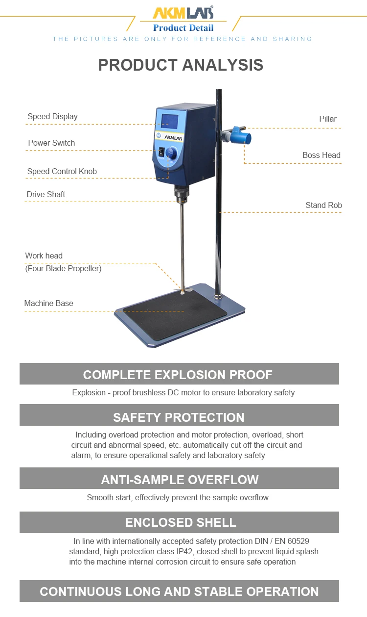 Akmlab Chemical Scale Mixer Laboratory Overhead Stirrer - Buy Overhead ...