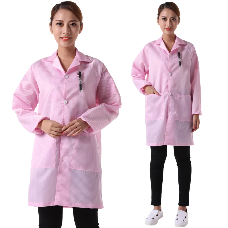 Anti-static Lab Coat - ESD Smock Suit Gown Long Sleeve