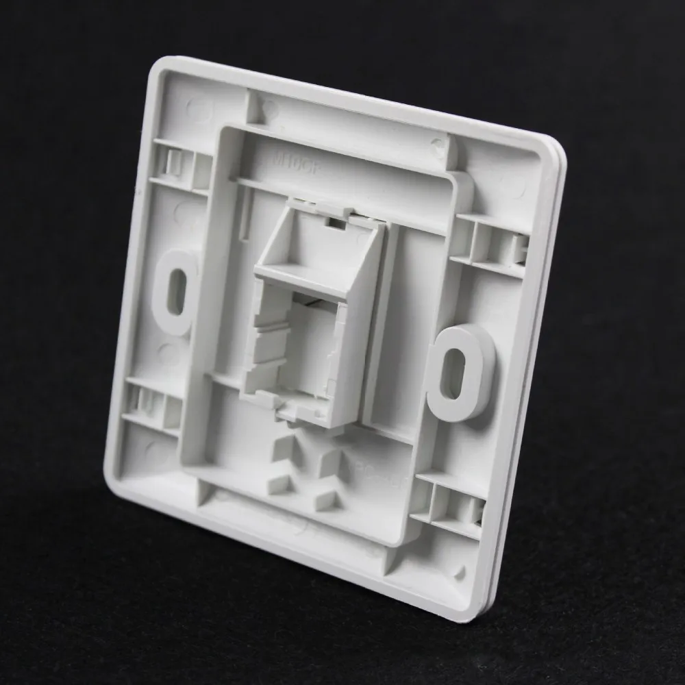 1 Port Modular Face Plate Rj45 Keystone Jack Face Plate - Buy Face ...