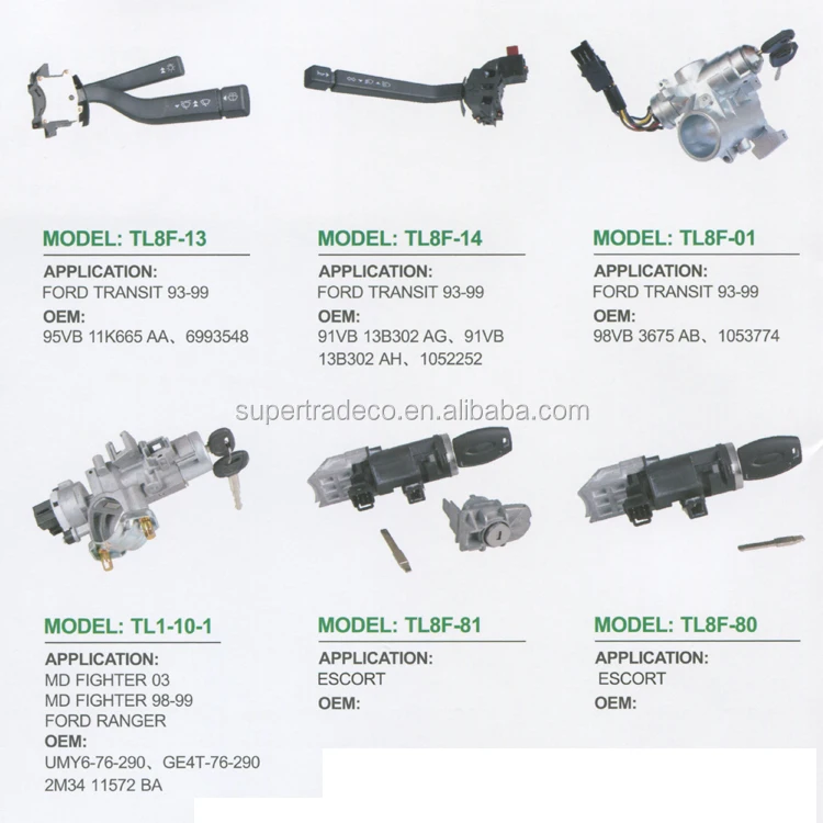 Auto Parts Ignition Switch Assembly For Ford Figo - Buy Auto Parts,Turn ...