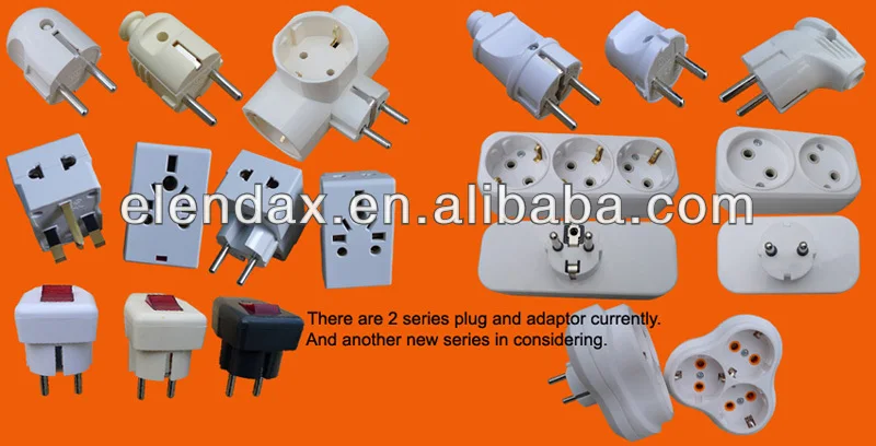 European Style 2 Pin Power Plug With Earth Adapter - Buy Plug With ...
