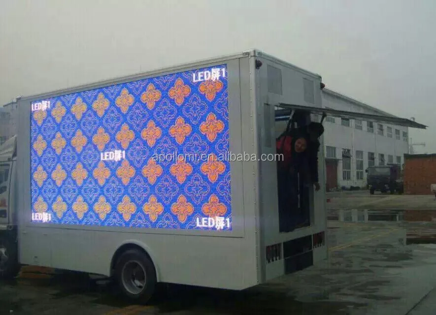 Mobile Led Screen Truck Vehicle Mounted Led Screen Mobile Advertising ...