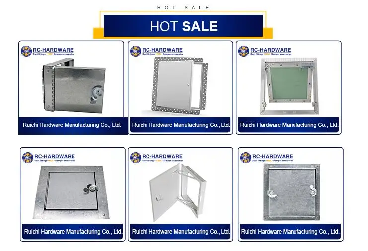 Hvac Square Sheet Metal Galvanized Steel Duct Access Door For ...