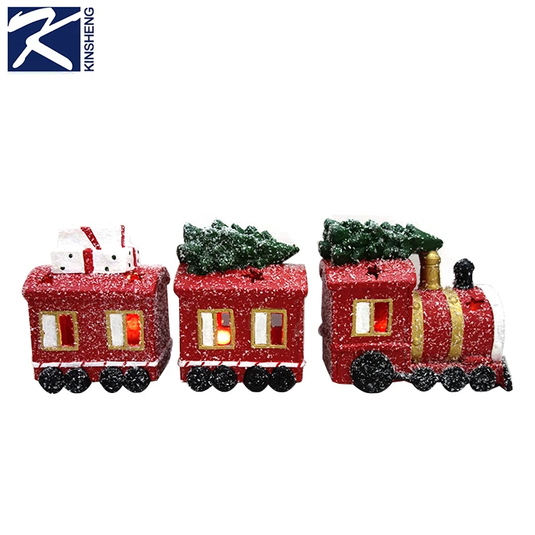 Personalized Ceramic Christmas Train Ornaments - Eco-friendly