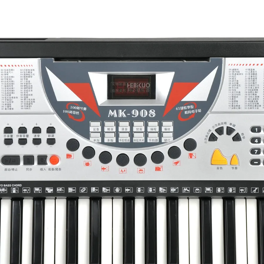 Meike 61 Keys Mk-908 Electronic Organ Musical Instrument - Buy 61 Keys ...