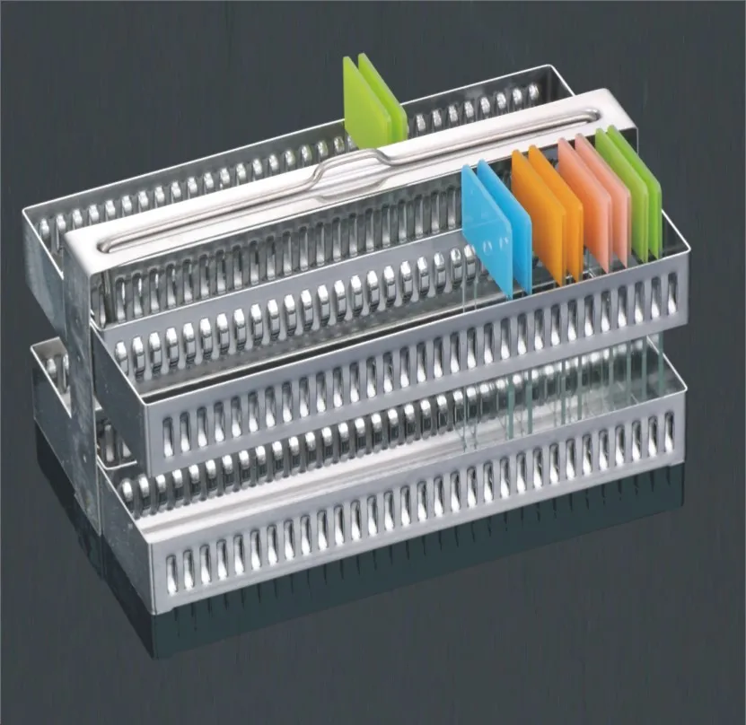 Slides Staining Rack - Durable Stainless Steel for 60 Slides