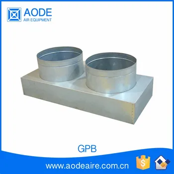 Galvanized Air Conditioning Plenum Box For Hvac Ventilation System,Gpb ...