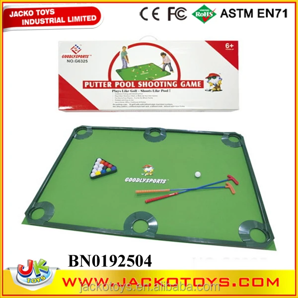 Kids Sport Toys - Metal Golf Set Putter Pool Shooting Game