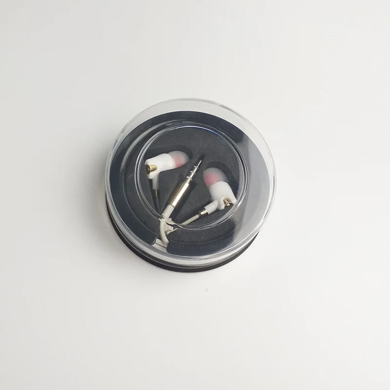 Recycled Modern Earphone Cylinder Packaging Plastic round Box with Eco ...