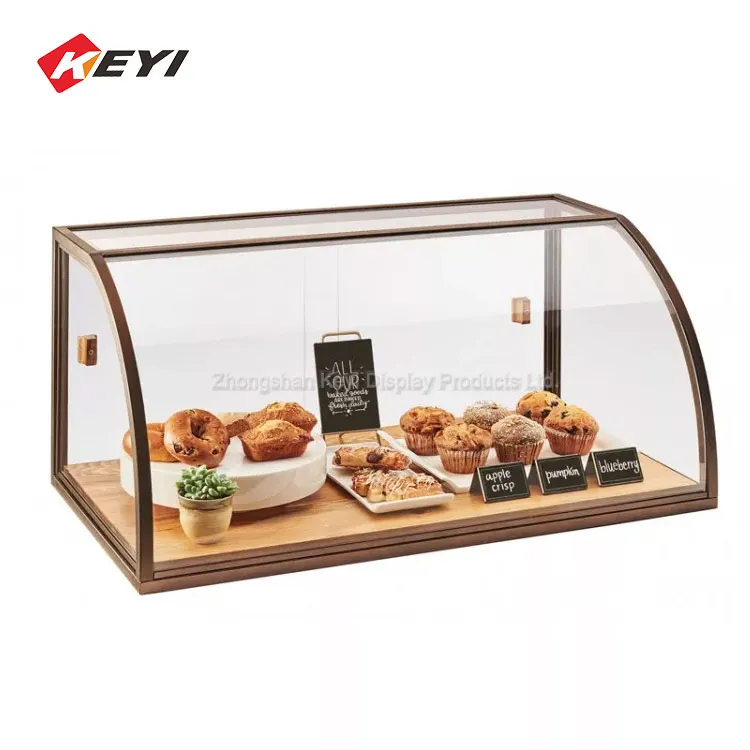 Panadería De Acrílico Transparente Pan Donuts Mostrador Soporte De ...