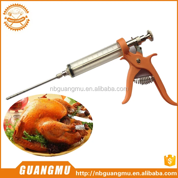 Professional Automatic Bbq Meat Marinade Injector Gun Kit - Buy ...