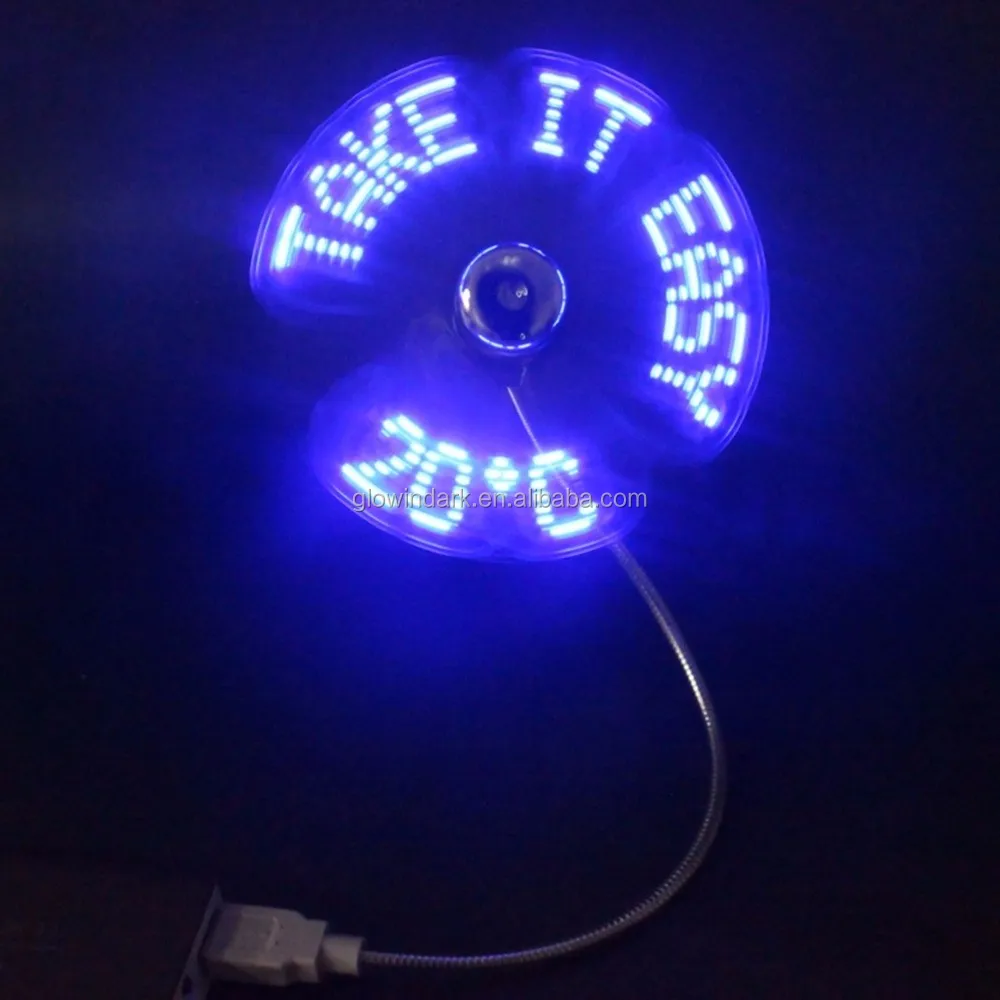 Lfan-001 Led Lighted Hand Fans 3pcs Aaa Battery New Product Portable ...