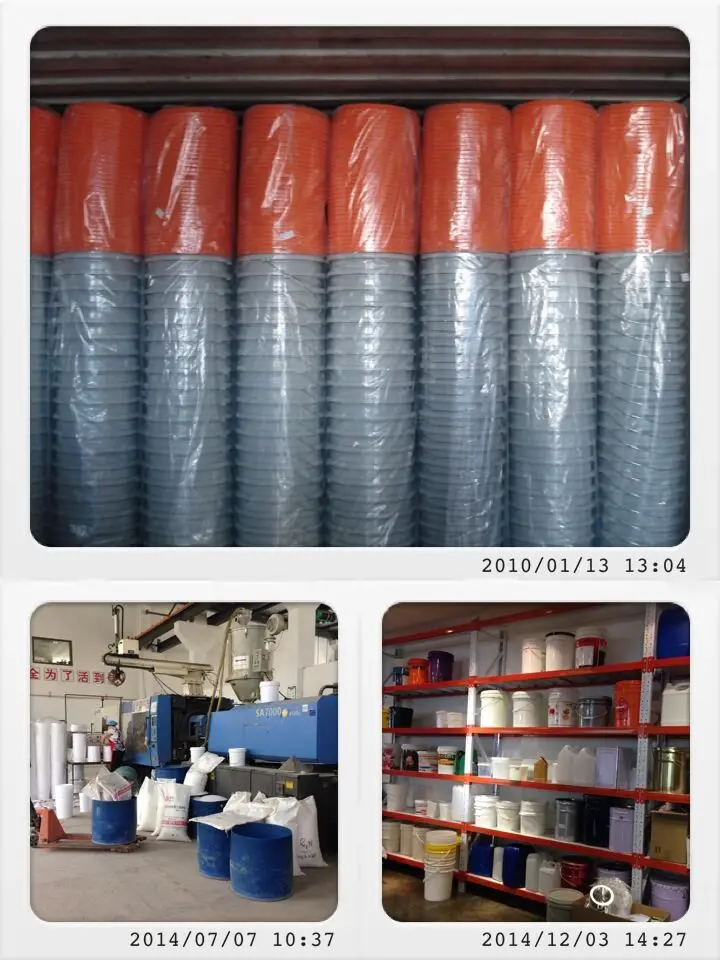 20l Pp Plastic Bucket,Heavy Duty 20 Litres Hdpe Pails With Pour Spout ...