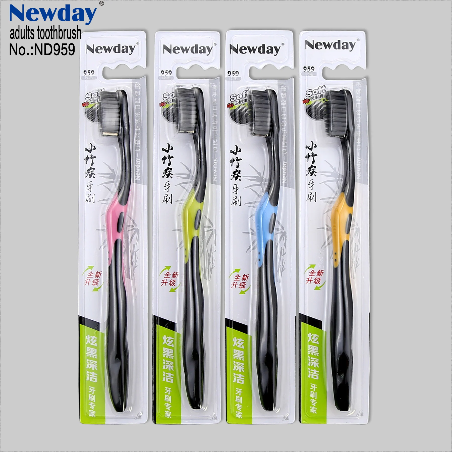 Wholesale And Cheap Adult Toothbrushes End-rounded With Medium Nylon ...