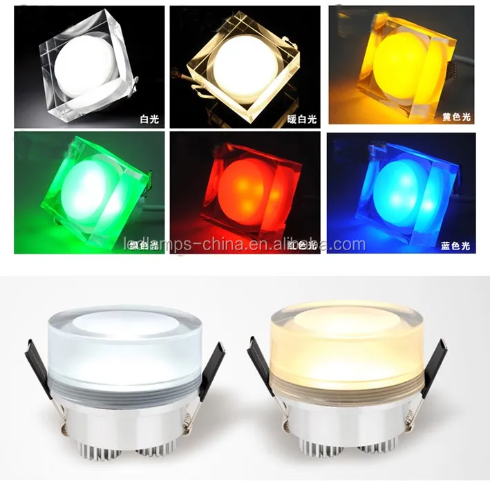 Square Ceiling Spot Crystal Led Downlight - Buy Crystal Downlight ...
