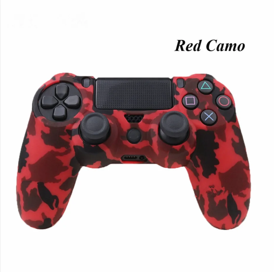 Camo Silicone Case For Ps4 Slim Pro Controller Silicone Skin Cover Game ...