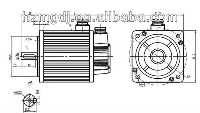 110 Series Ac Brushless Mige 110st-m04030 Ac Electric Motor For ...