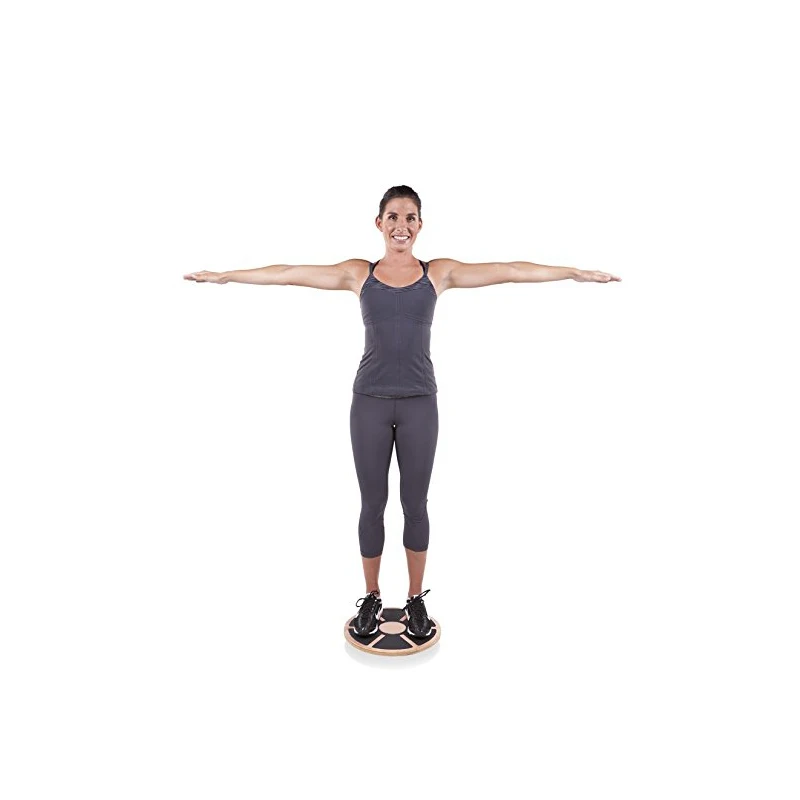 Pilates Equipment/wooden Balance Board/core Balance Trainer Disc - Buy ...