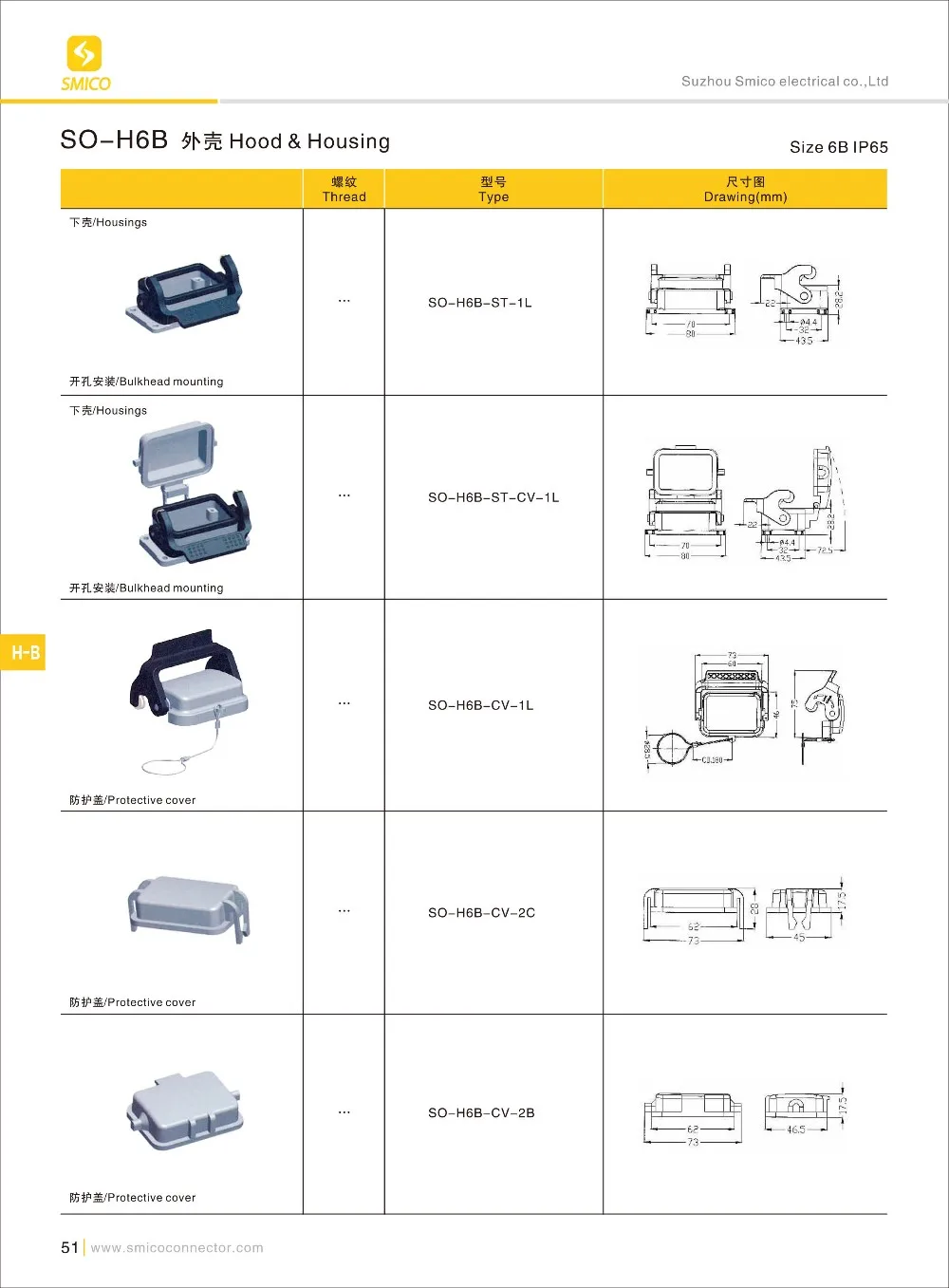 19300060546,19300060547 So-h6b-skh-2b,H6b-seh-2b Top Entry High ...