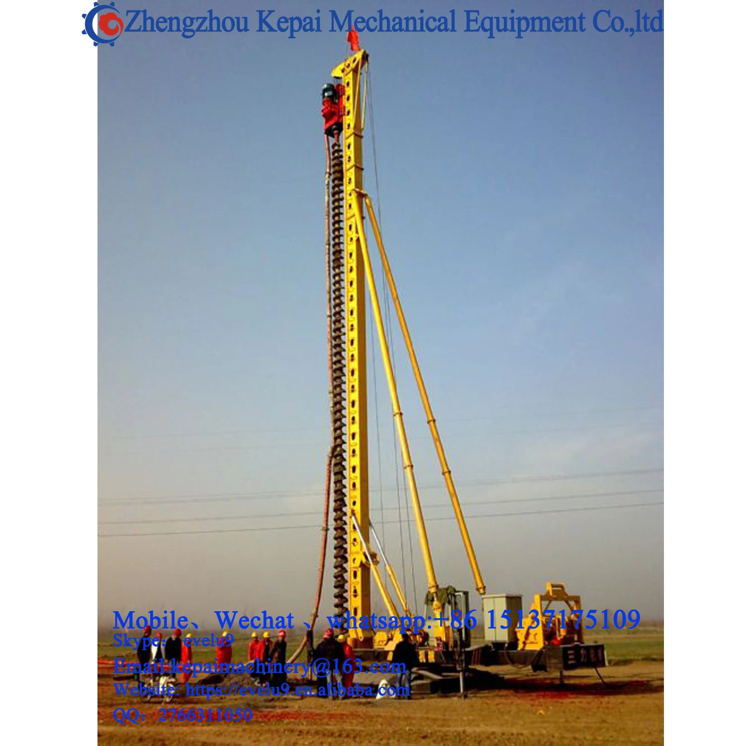 Crawler Hydraulic Auger Drilling Rig (cfgh235),Crawler Piling Rig ...