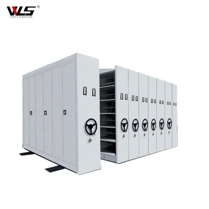Office Movable Rolling Steel Movable Filing Racks / Mobile Filing ...