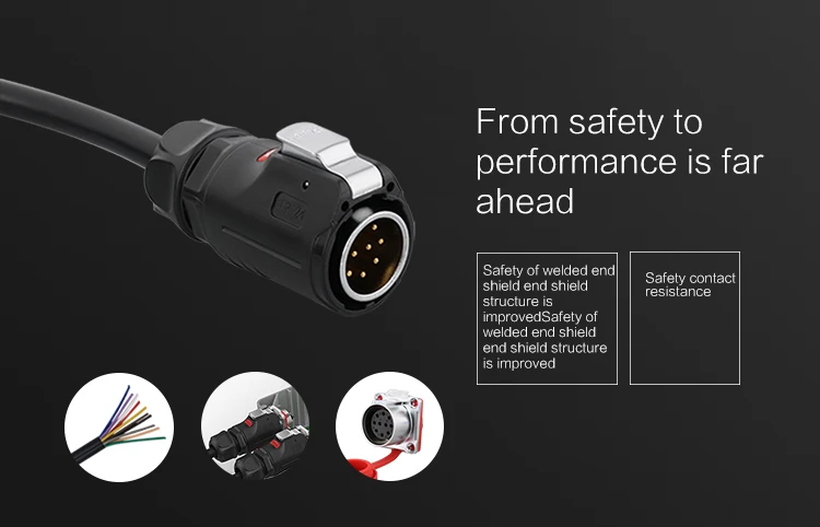 M24 Aviation Plug Socket Plastic Waterproof Shell Wiring 12 Pin 110v ...