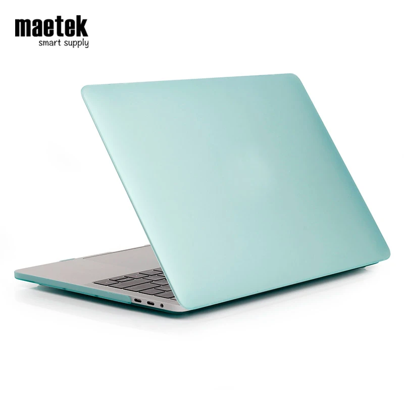 Custom Slim Solid Matte Plastic Hard Case Cover With Soft Tpu Keyboard ...