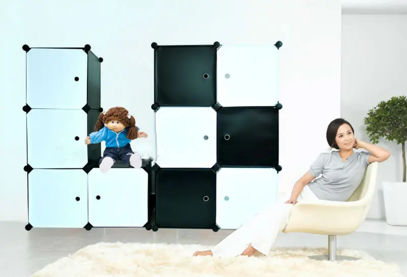 Eco-friendly Plastic Wardrobe - Durable & Versatile Storage