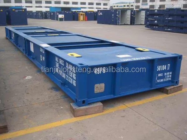 Container Bolsters 20ft 40ft Platform Container For Sale - Buy Platform ...