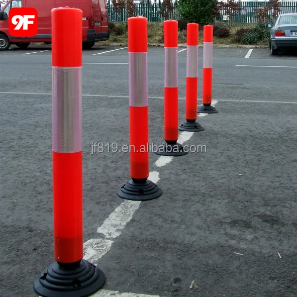 Rubber Base Flexible Post Rubber Bollard - Buy Rubber Bollard,Flexible ...