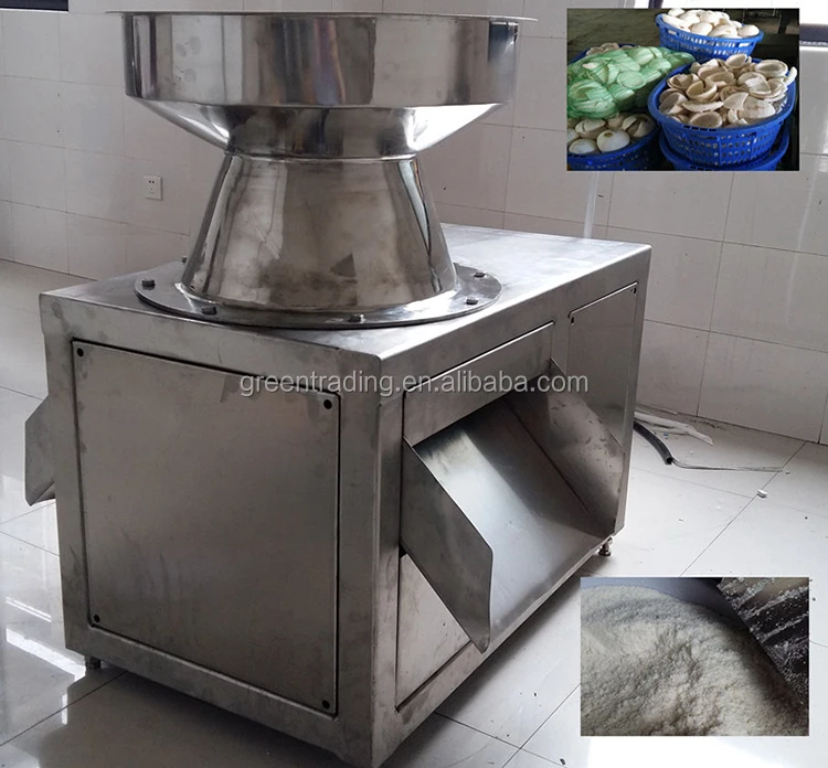 300-500kg/h Stainless Steel Cone Disc Type Coconut Meat Grinder ...