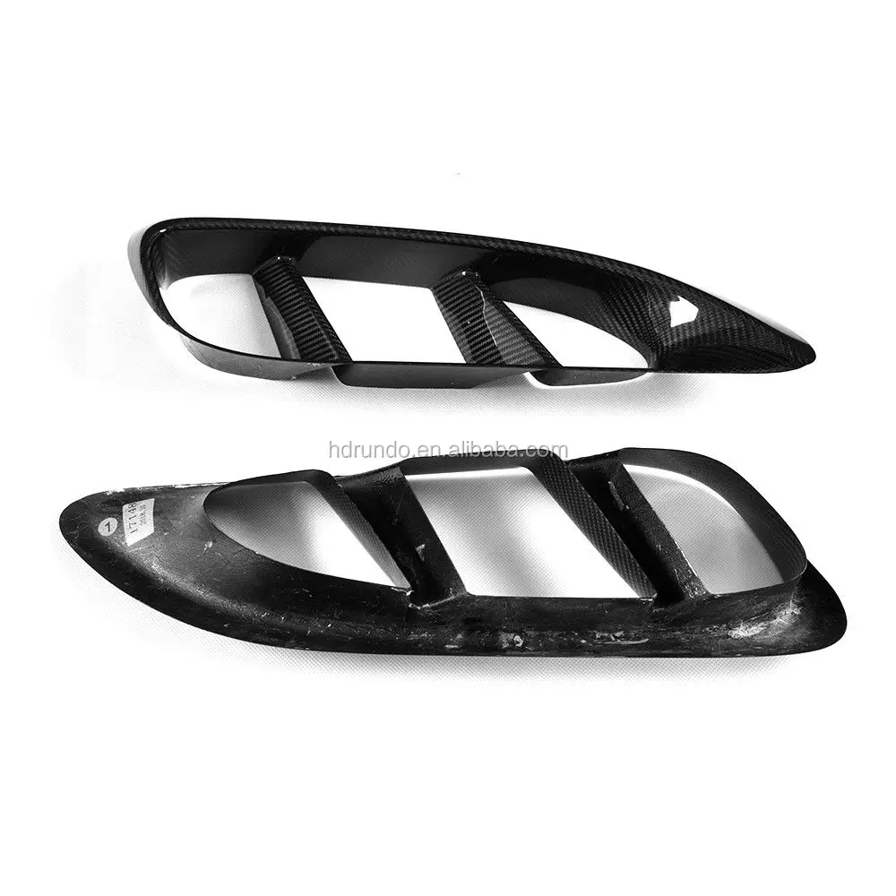 Porsche 718 Boxster Side Vent Air Duct Intake Cover - Carbon Fiber