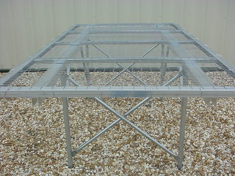 Commercial Stationary Greenhouse Seed Bed Benches - Buy Fixed Top ...