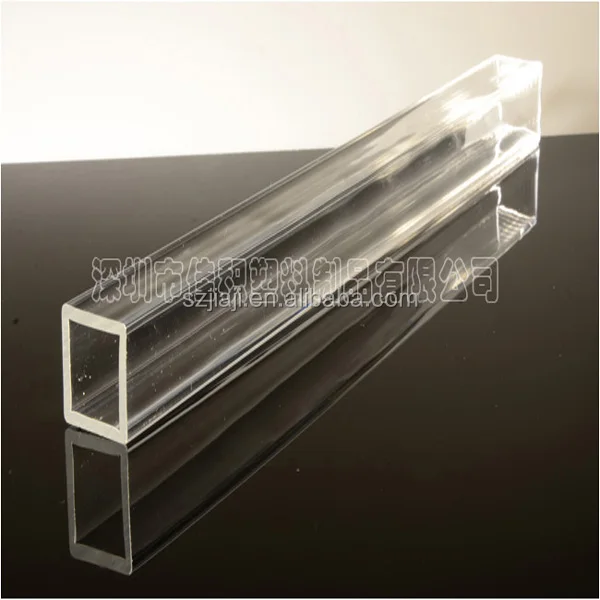 PMMA rohr transparent kunststoff vierkantrohr-Kunststoff-Röhre-Produkt ...