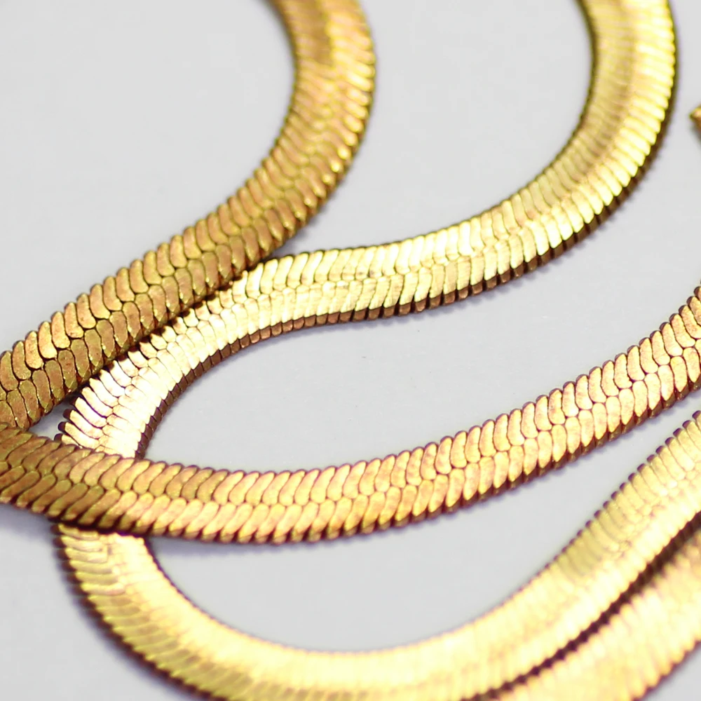 VEKEKLEE Jewelry Bracelet - Newest Design 5mm Copper Snake Chain for ...