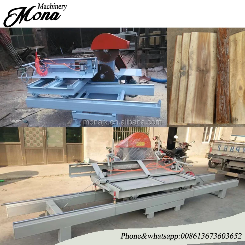 Large Diameter Log Wood Table Sawmill Sliding Table Panel Saw Machine ...