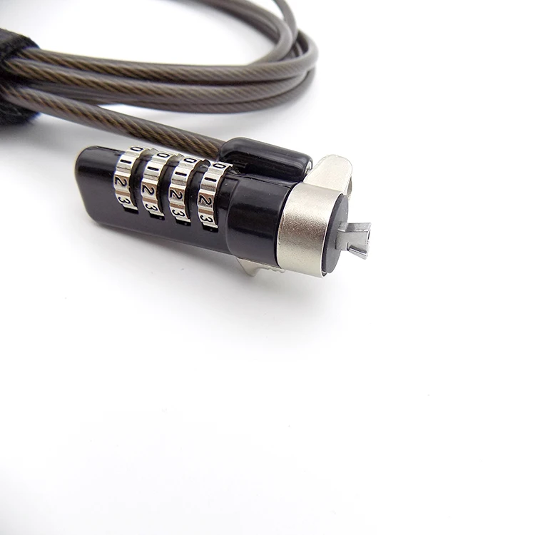 CP001-1 4 Digital Combination Cable Lock for Laptop Security