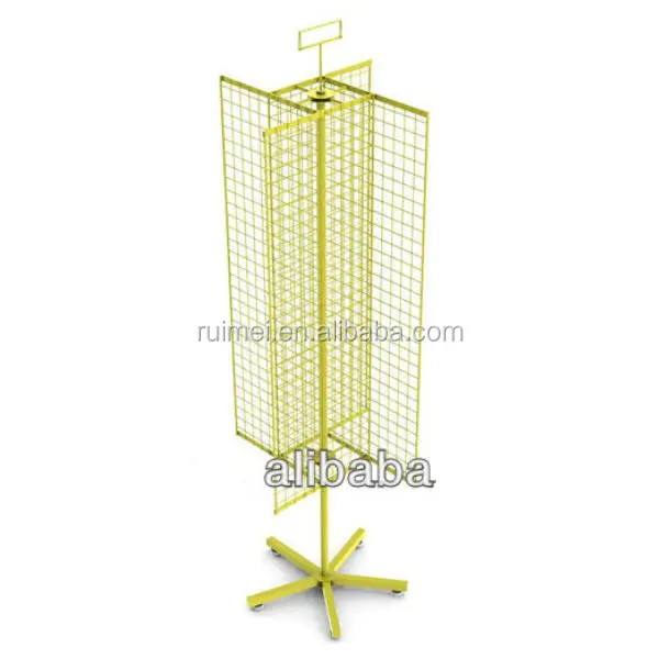 Floor Stand 4 Side Spinner Rotating Display Rack - Buy Rotating Display ...