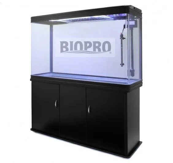 Aquarium Fish Tank 300l With Led Lighting System Top Filtering Aquarium ...