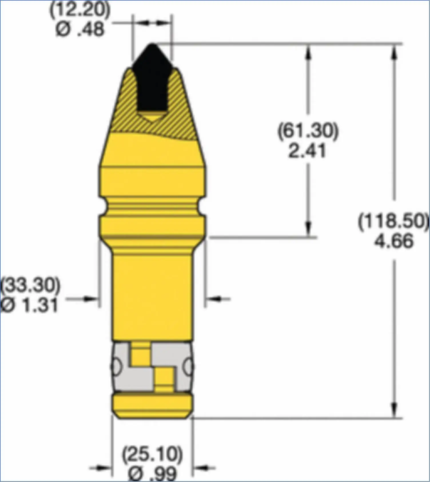 Foundation Drilling Teeth,C31 Bullet Teeth,Bhc-ht50 - Buy Bullet Teeth ...