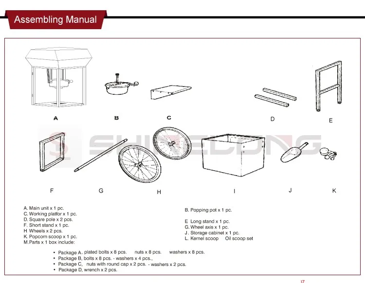Flavored Popcorn Making Machine - Complete Parts CE Approved