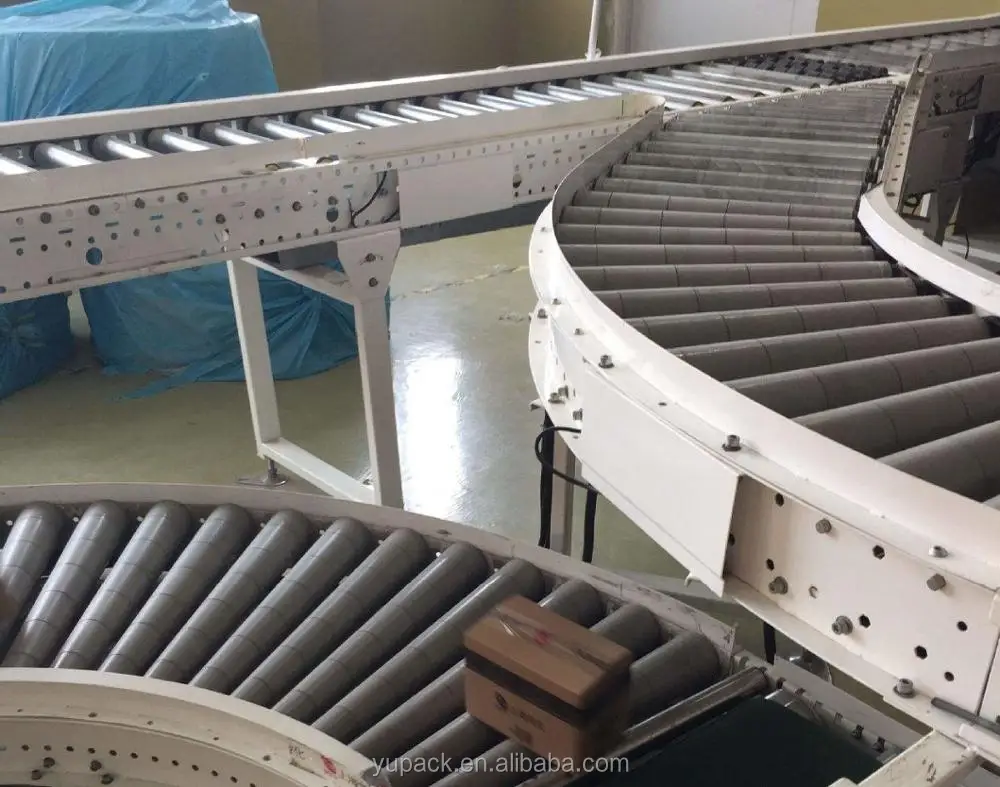 Industrial Roller Conveyor Systems Without Power / Manual Roller ...