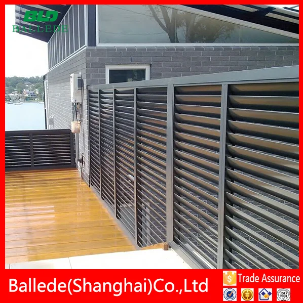 Aluminium Slat & Louvered Fencing - Buy Louvered Fencing,Slat Fencing ...