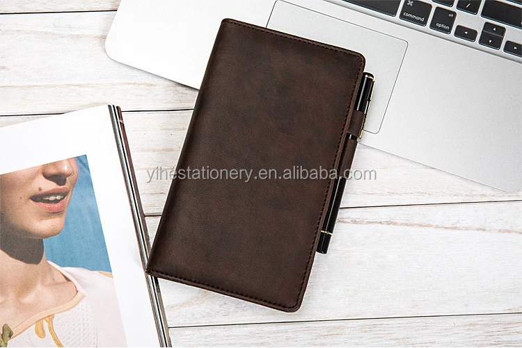B6 Pu Leather 6 Rings Binder Planner Custom Personal Travel Diary ...