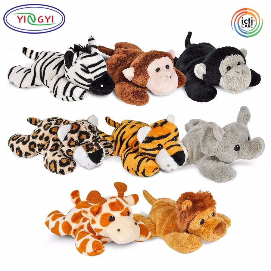 D678 Mini Small Stuffed Bundle Zoo Plush Animal Toys Jungle Safari ...